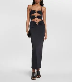 Christopher Esber Cut-out Maxi Dress - Black