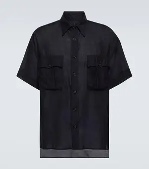 Giorgio Armani Jersey Bowling Shirt