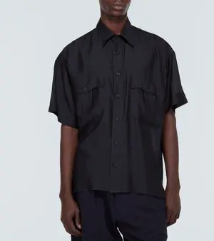 Giorgio Armani Jersey Bowling Shirt