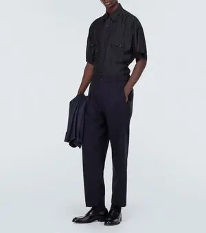 Giorgio Armani Jersey Bowling Shirt