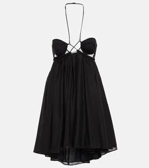 NENSI DOJAKA Cutout Mini Dress - Black