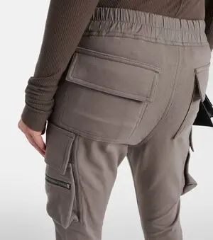 Rick Owens High-rise Cotton Skinny Cargo Pants