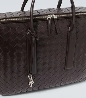 Bottega Veneta Getaway Intrecciato Leather Briefcase