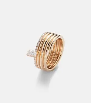 REPOSSI 18kt Rose Diamond Ring