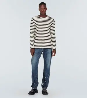 Undercover Beaded Straight Leg Jeans