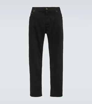 Dolce & Gabbana Slim Fit Cotton Jeans - Black