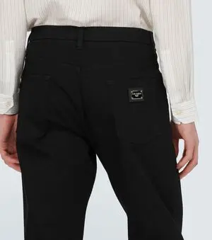 Dolce & Gabbana Slim Fit Cotton Jeans