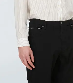 Dolce & Gabbana Slim Fit Cotton Jeans