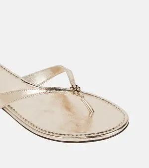 Tory Burch Leather Thong Sandals