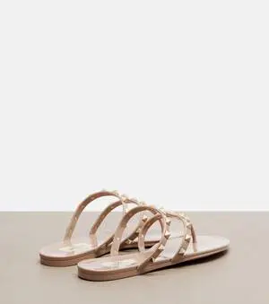 Valentino Garavani Rockstud Pvc Thong Sandals