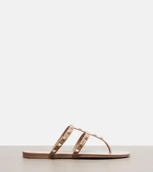 Valentino Garavani Rockstud Pvc Thong Sandals
