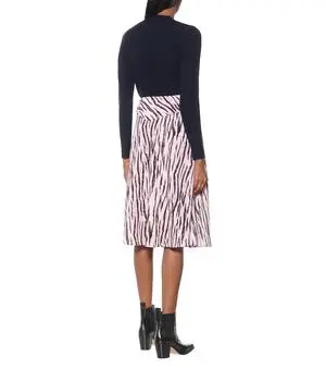 Baum Und Pferdgarten Senga Tiger-print Midi Skirt - Pink