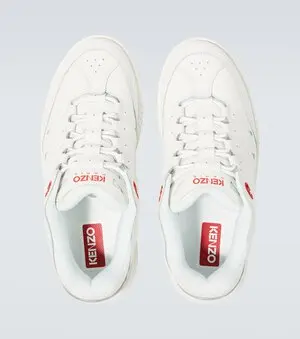 Kenzo Leather Lace-up Sneakers