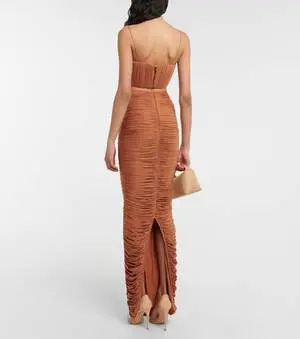 Alex Perry Preston Ruched Top