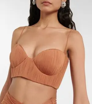 Alex Perry Preston Ruched Top