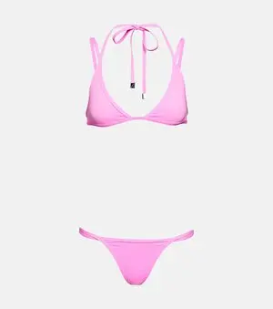 Attico Halterneck Bikini - Pink
