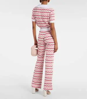 Missoni Zig Zag High-rise Flared Trousers