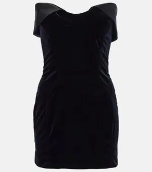 Mugler Off The Shoulder Cocktail Dresses