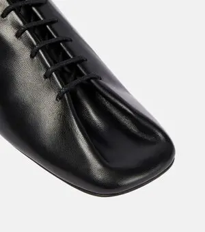 LEMAIRE Sourire Leather Derby Shoes