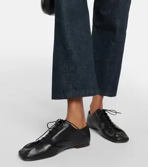 LEMAIRE Sourire Leather Derby Shoes