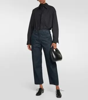LEMAIRE Sourire Leather Derby Shoes