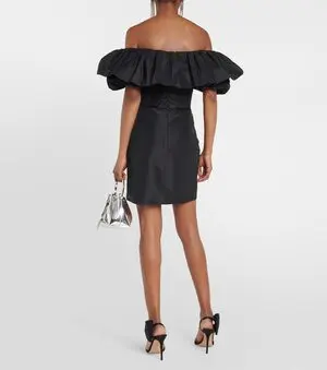 Rebecca Vallance Off-the-shoulder Mini Dress