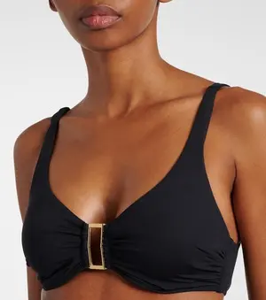 Melissa Odabash Bel Air Bikini Top - Black