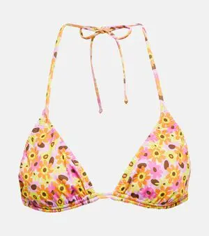 BANANHOT Seychelle Floral Bikini Top - Multicoloured