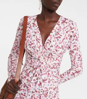 MARANT ETOILE Printed Jersey Midi Dress