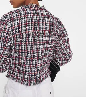 MARANT ETOILE Cotton-blend Tweed Jacket