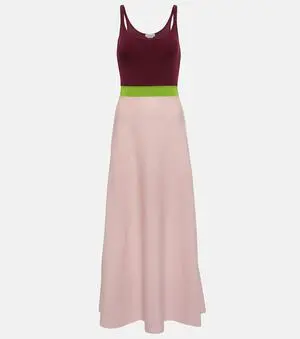 Gabriela Hearst Wool And Silk Maxi Dress - Multicoloured