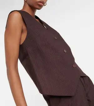 SIR. Guillaume Pinstriped Vest