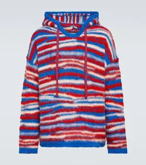 ERL Gradient Knitted Oversized Hoodie