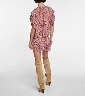 MARANT ETOILE Fapani Printed Georgette Top