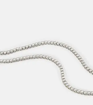 Amina Muaddi Crystal Embellished Waist Chain