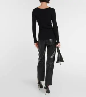 Jardin Des Orangers Cutout Virgin Wool Sweater