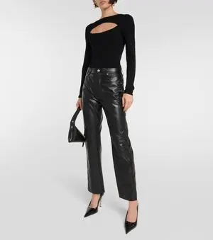 Jardin Des Orangers Cutout Virgin Wool Sweater