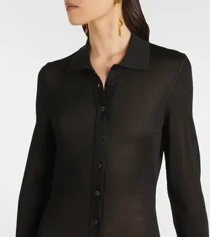 TOM FORD Knitted Polo Maxi Dress