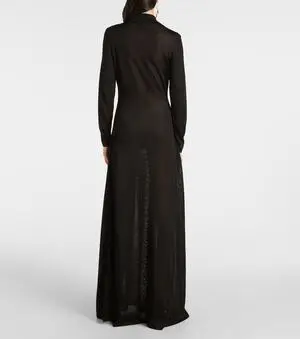 TOM FORD Knitted Polo Maxi Dress