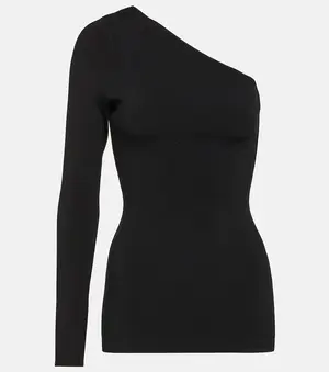 Victoria Beckham One-shoulder Top - Black