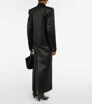 Khaite Kelton Satin Coat