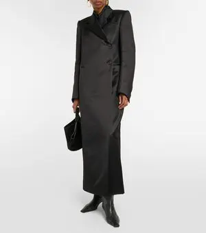 Khaite Kelton Satin Coat