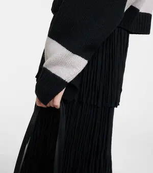 Proenza Schouler Sofia Cropped Cardigan In Wool And Cashmere