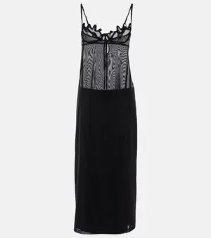 Y/project Wire Brasier Slip Dress - Black