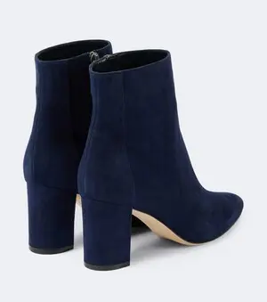 Manolo Blahnik Rosie Suede Ankle Boots