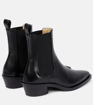 Proenza Schouler Bronco Leather Ankle Boots
