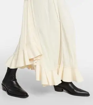 Proenza Schouler Bronco Leather Ankle Boots