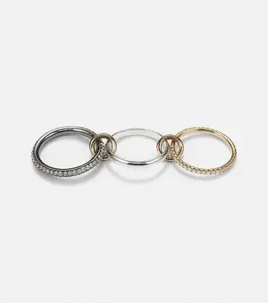 SPINELLI KILCOLLIN Linked Rings With Diamonds - Multicoloured