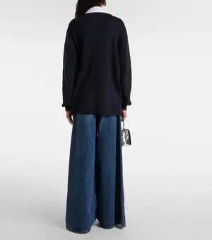 Staud Coast Cotton And Cashmere Blend Sweater