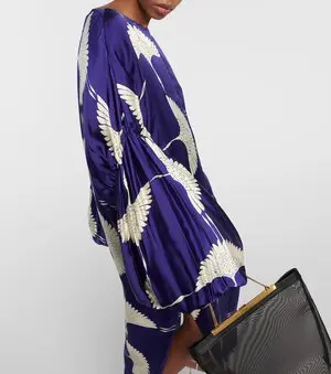 Khaite Zelma Printed Maxi Dress